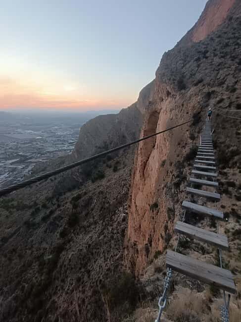 Elda: El Bolón via ferrata with zip line and abseiling - The Itinerary: What You Can Expect