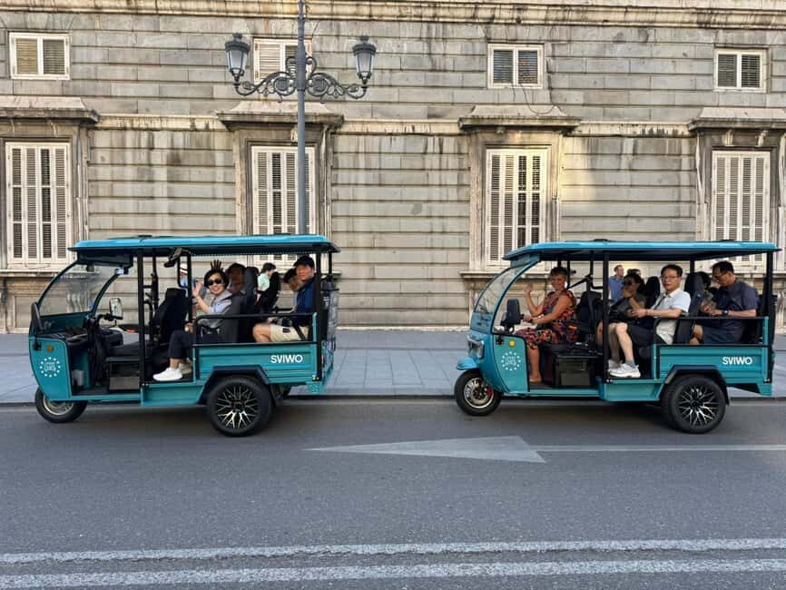 Explore Barcelona comfortably with our electric TukTuks. - The Experience from a Traveler’s Perspective