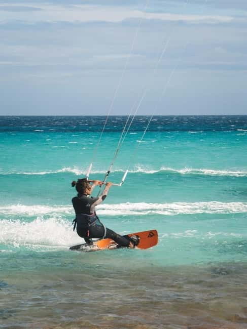 Formentera Kitesurfing equipment rental ONLY NOVEMBER TO MAY - The Details of the Experience