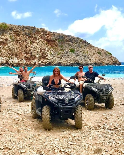 From Chania/Platanias: Quad safari with Hotel transfer - Getting Acquainted with the ATVs