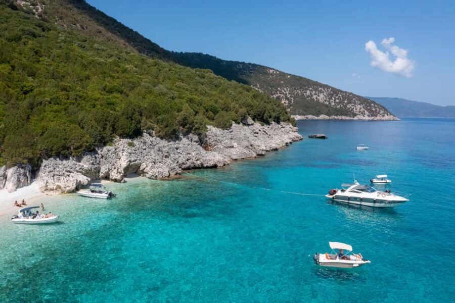 From Skala: Ithaca Day Cruise with Swim Stops & Free Time - The Itinerary in Detail