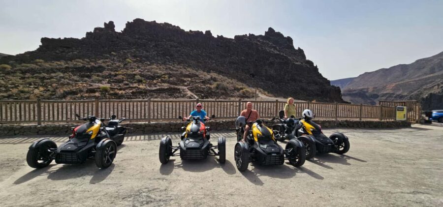 Gran Canaria: 3-WHEEL RYKER 2,5 HR TOUR -FREE PICKUP&DROPOFF - The Scenic Highlights