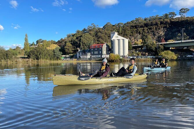 Guided Kayak Tour on Launceston's scenic waterfront on foot powered Hobie kayaks - What to Expect on the Water