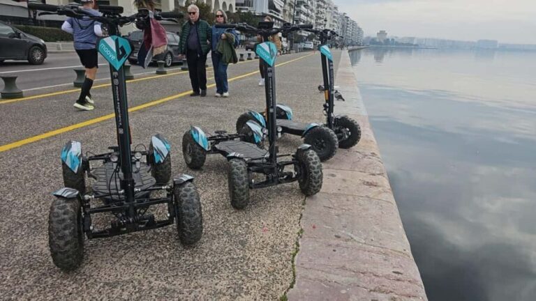Hidden Thessaloniki by Night with a Small Electric ATV - The Joy of Riding Electric ATVs