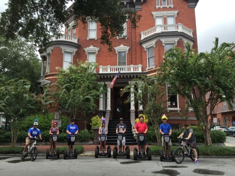 Historic Downtown Savannah: Guided Segway Tour - The Itinerary: What You’ll See and Do