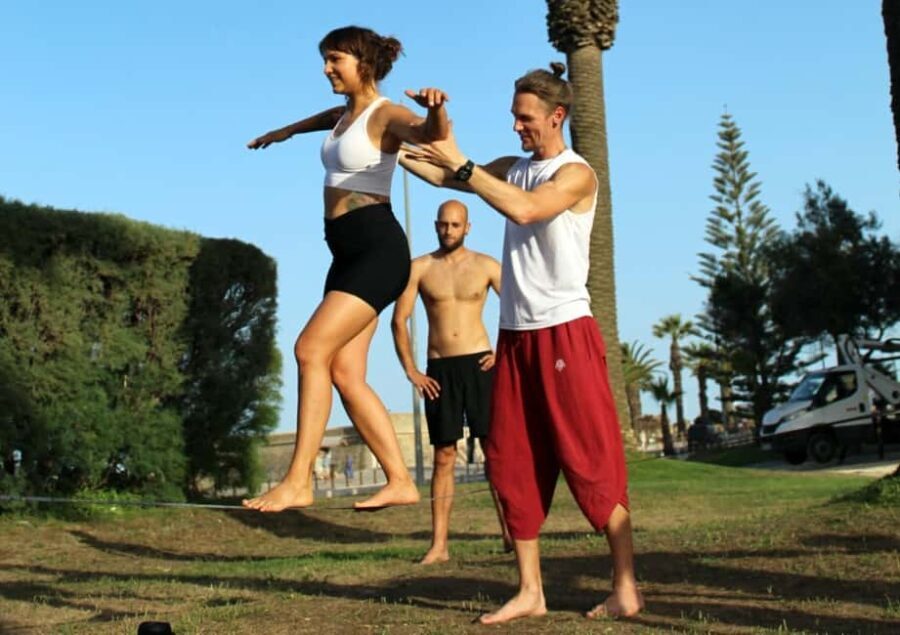 Lagos: Slacklining Made Easy | Yoga & Slacklining - What to Expect During the Session