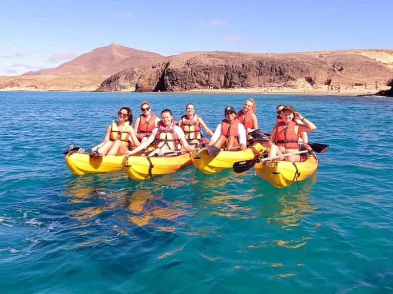 Lanzarote: Kayak and Snorkeling at Papagayo Beach - Group Size and Atmosphere