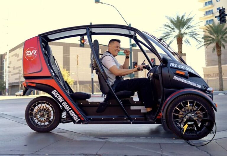 Las Vegas: Self-Drive Strip Tour in an Electric EVR car