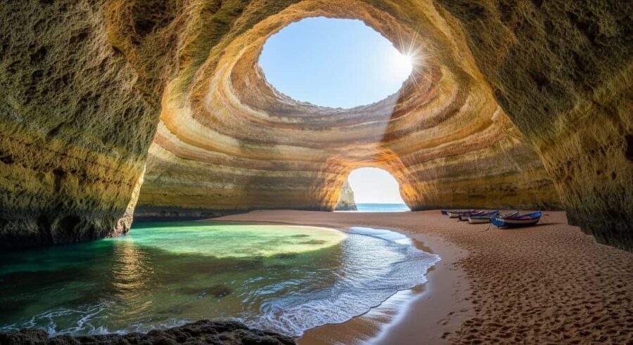 Lisbon: Day Trip to Algarve Paradise  Cliffs, Caves & Beach - Itinerary Breakdown: A Day in Algarve