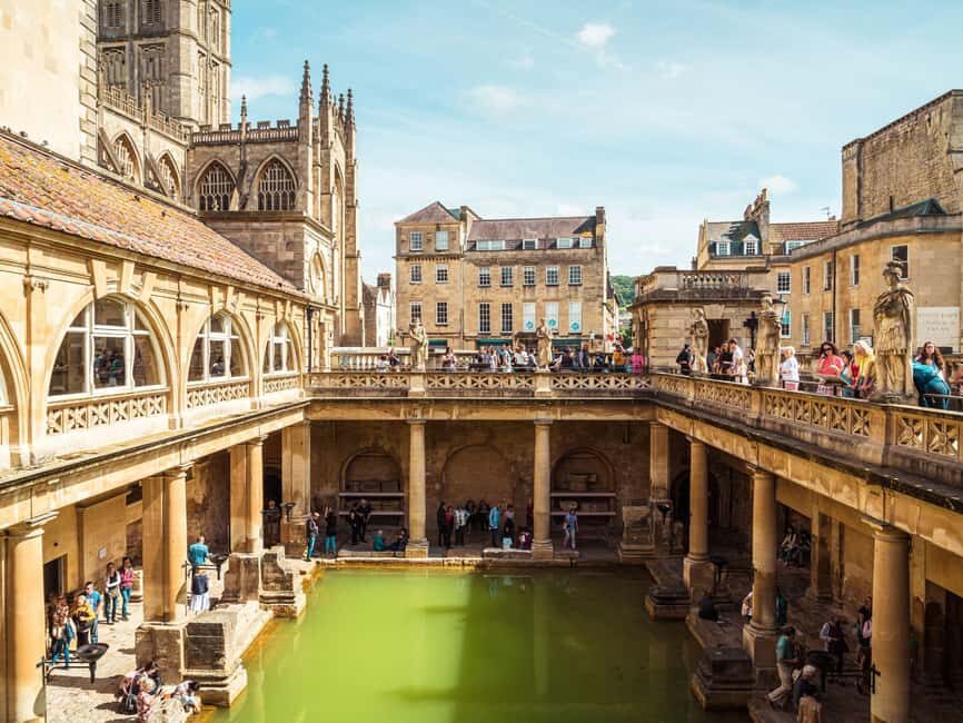 London: Stonehenge and Bath Day Trip with Roman Baths - Transportation & Group Size
