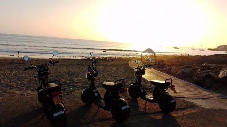 Maspalomas: Sunset E-Scooter Chopper 2 seat Guided Tour - What You Can Expect During the Tour