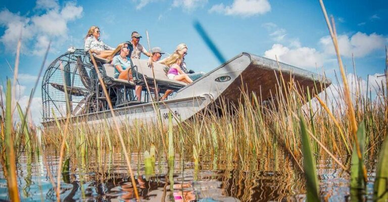 Miami: Everglades National Park Airboat Tour & Wildlife Show - Detailed Breakdown of the Itinerary
