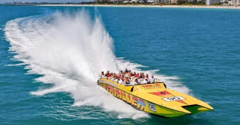 Miami: Sightseeing Speedboat Tour - The Highlights of the Tour