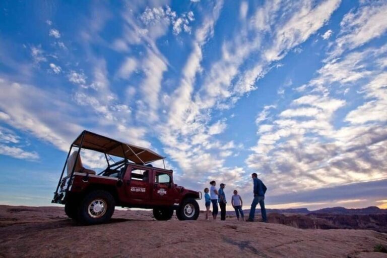 Moab: Hell's Revenge Hummer Safari Adventure - The Route and Key Stops