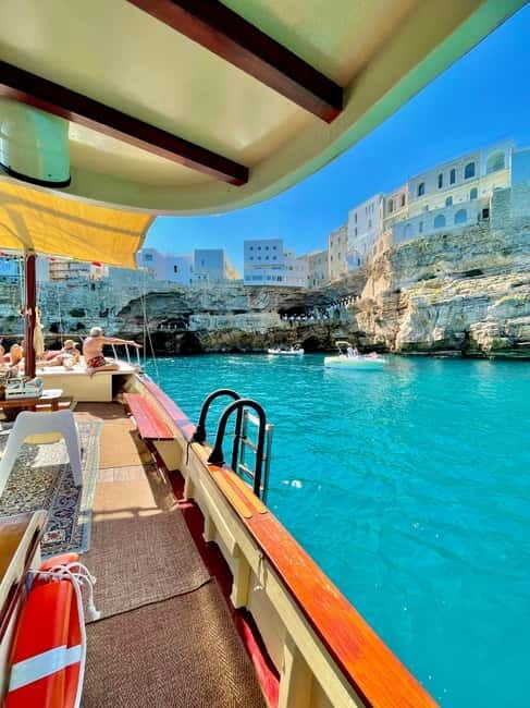 Monopoli-Polignano: sunset boat tour on a traditional wooden boat - The Itinerary: A Gentle Glide Along the Coastline