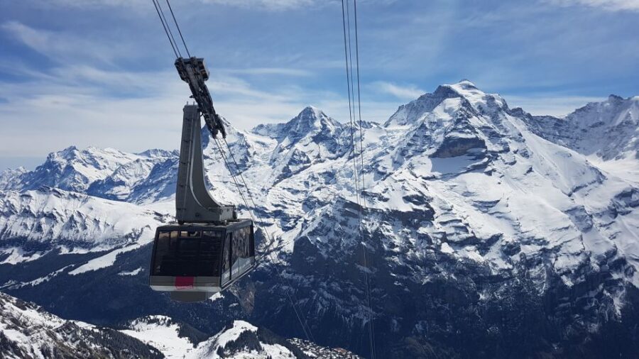 Mt. Schilthorn & Mürren Small Group Day Trip from Bern - Ascending to Mt. Schilthorn: The Cable Car Adventure