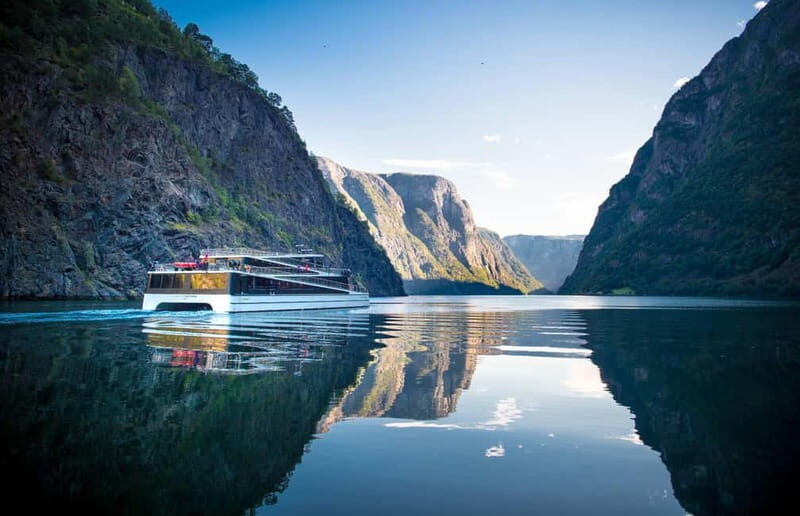Nærøyfjord Cruise, Flåm, and Stegastein - Bus from Bergen - The Scenic Drive via Osterfjord and Voss