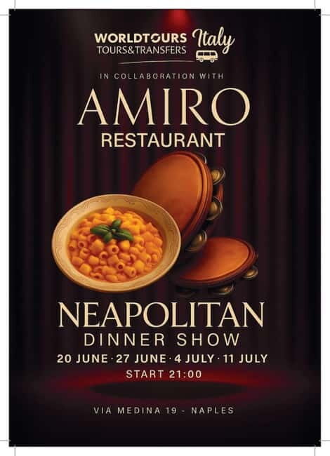 Naples: Traditional Music Show with Optional Dinner - What to Expect from the Experience