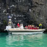 Neskaupstaður: RIB Boat Tour with Drink - The Experience at Páskahellir and the Cliffs