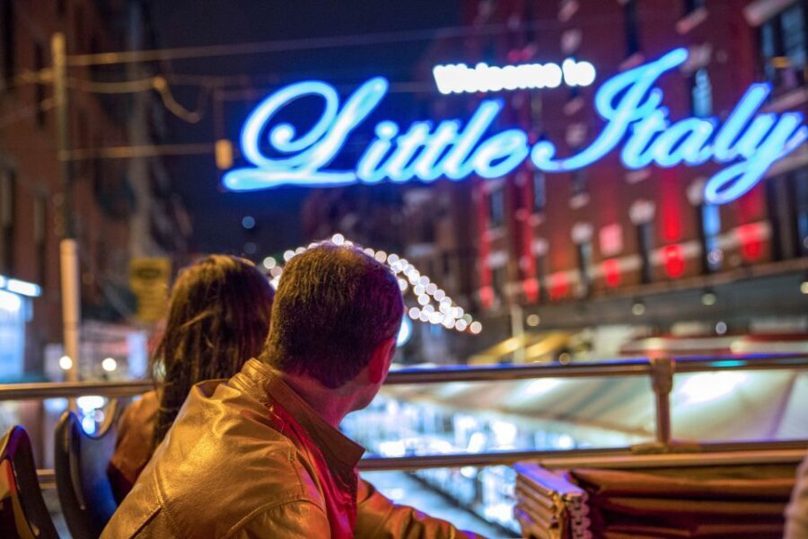 NYC: Sightseeing Night Tour by Open-Top Bus with Live Guide - Detailed Itinerary and Sights