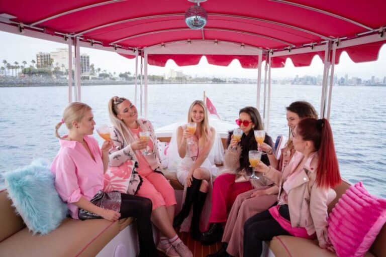Pink Private Boat Cruise in San Diego! Bachelorette Birthday - The Experience in Detail
