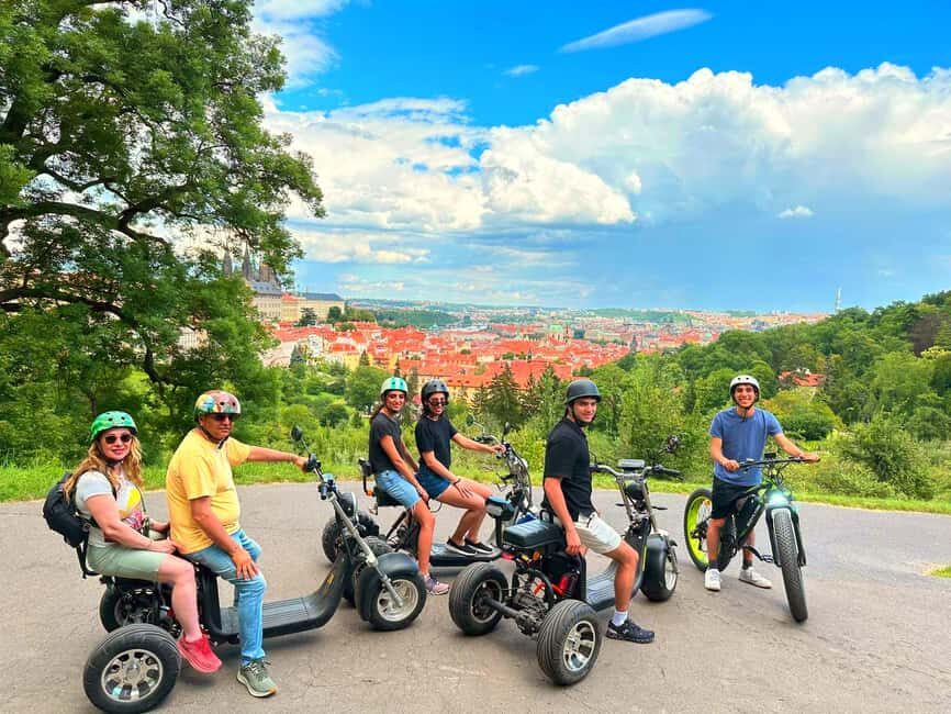 Prague: Heart of Prague Electric Tricycle Scooter Tour - What to Expect from the Tour