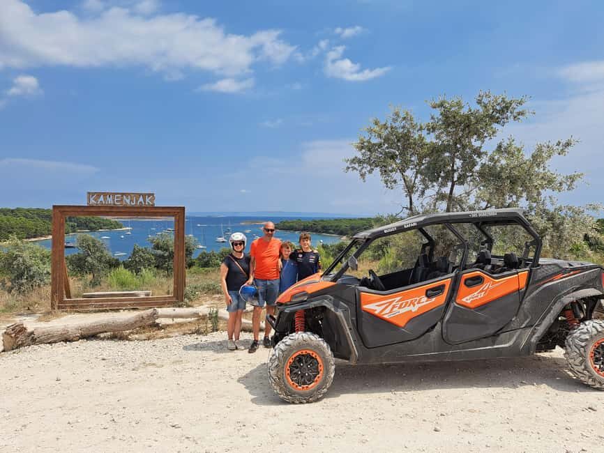 Pula: Family Buggy 4-seater 2.5h Kamenjak Tour & Safari Bar - The Stops and Highlights