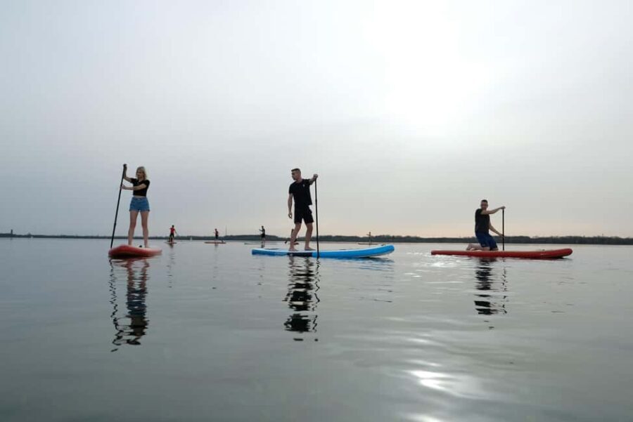 Rent a stand-up-paddling board - Highlights of the Lake Cospuden SUP Rental