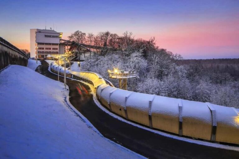 Riga: Husky Dog Sledding and Ride in Bobsleigh Track - Authenticity and Value