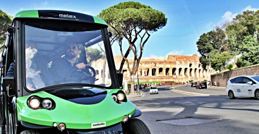 Rome: Golf Cart Tour with Artisanal Gelato Tasting - Detailed Breakdown of the Itinerary