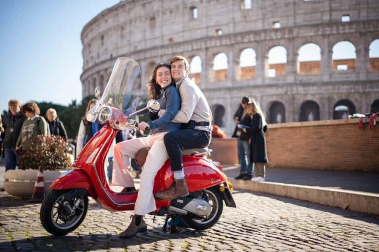 Rome: Vespa Tour with Photo Stops and City Center Pickup - A Detailed Look at the Itinerary