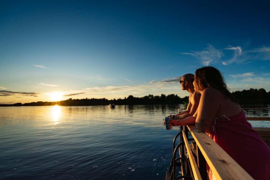 Rovaniemi: Half-day or evening on a floating sauna, swimming and BBQ - Practical Details and Pricing