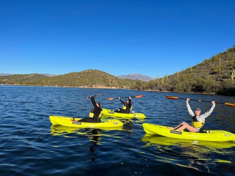 Saguaro Lake: Guided Kayaking Tour - Mid-Trip Break and Sightseeing Opportunities