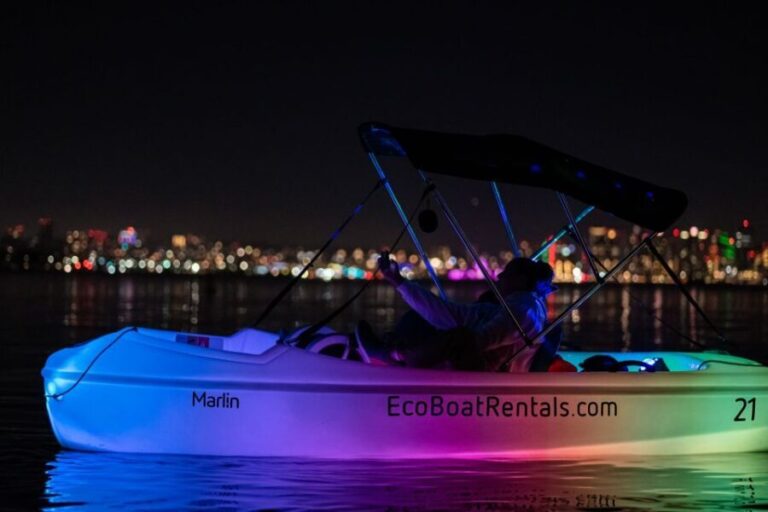 San Diego: Night Date Glow Pedal Boat with Downtown Views - Who Will Love This Tour?