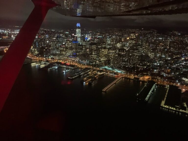 San Francisco: Airplane Private Night Bay Tour - The View from Above: Downtown and Fisherman’s Wharf