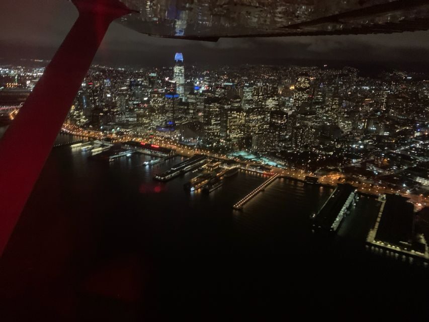 San Francisco: Airplane Private Night Bay Tour - The View from Above: Downtown and Fisherman’s Wharf