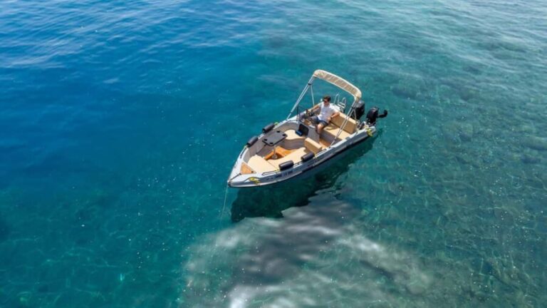 Santorini: License-Free Motor Boat Rental -Full or Half Day - Practical Details