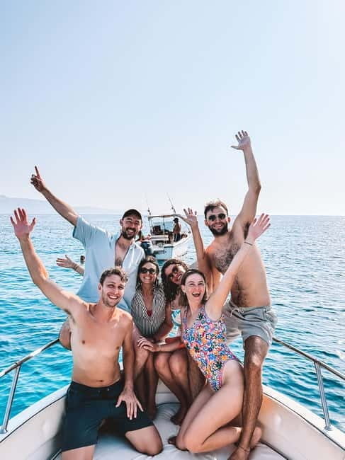 Sarandë: Boat Tour Turtle Cave Kakome & Krorez Snorkeling - The Experience on Board
