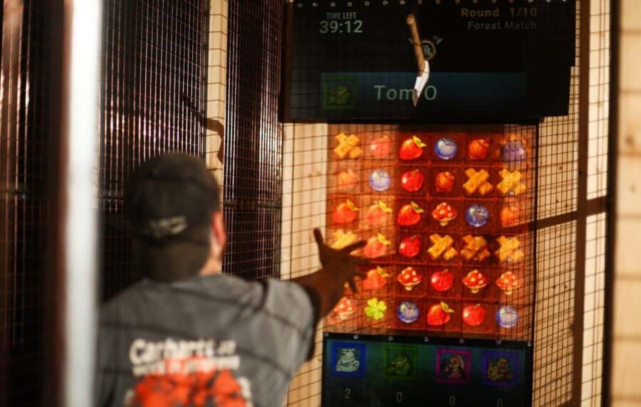 Shrewsbury: Axe Throwing Experience with 18 Games - Group Dynamics and Atmosphere
