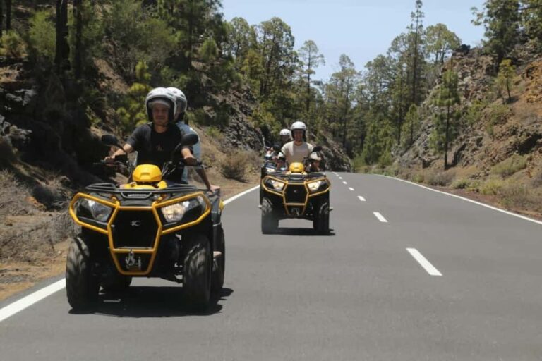 Tenerife: Teide Quad to Mount Teide Islands View - Detailed Breakdown of the Itinerary