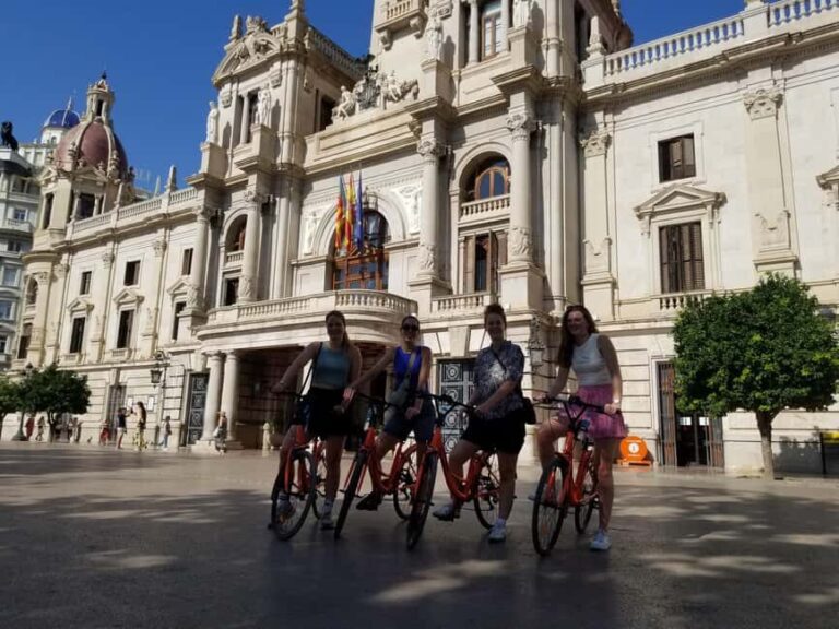 Valencia: Immersive Bike & E-Bike Storytelling Tour & Photos - What’s Included and What’s Not