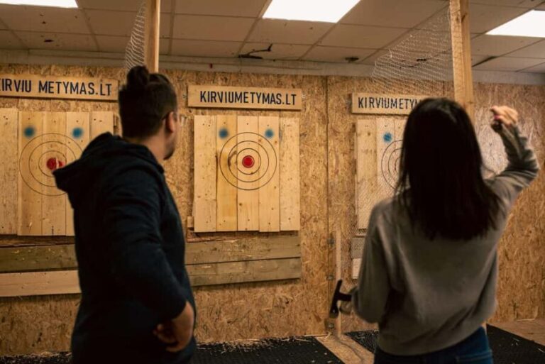 Vilnius: Indoor Axe-Throwing Experience - The Setup and Location