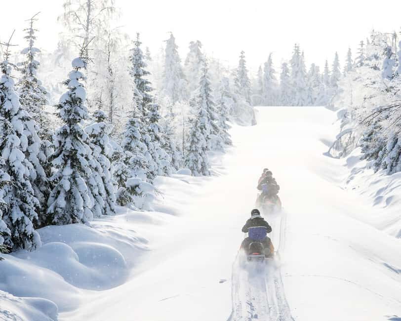 Vuokatti: Snowmobile Safari with Lunch at Haapala BnB - The Itinerary: From Hills to Forests to Lakes
