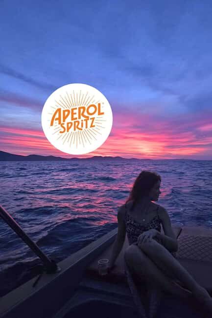 Zadar: Romantic, Luxury Sunset Boat Tour with Aperol Spritz - The Sunset – A Visual Feast