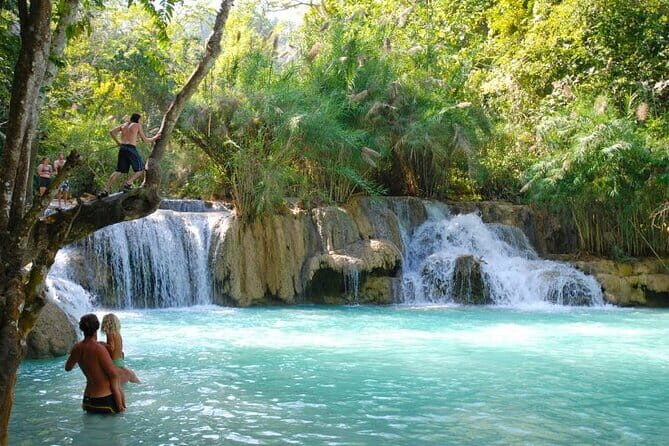 1 Day Mekong Cruise to Pak Ou Caves and Kuang Si Waterfalls - Stop 1: Whisky Village (Ban Xang Hai)