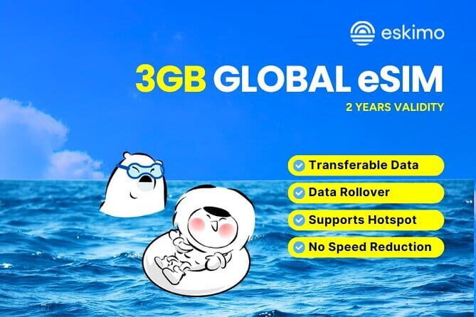 1GB -30GB Global Data Plan, Stay Connected Wherever you go - What To Expect When Using the Eskimo eSIM