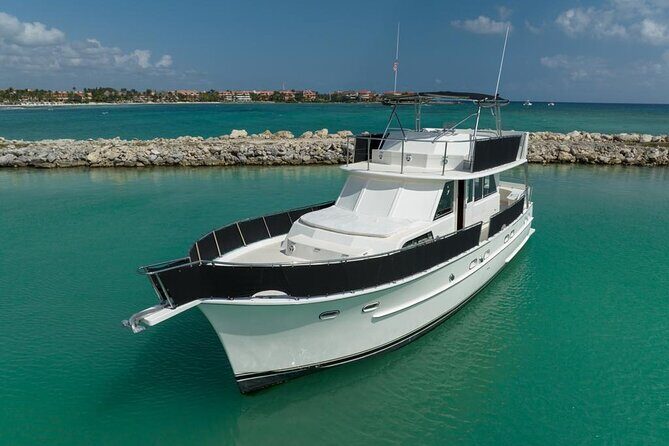 2 Hour Sunset-53' Hatteras Tulum, Playa Del Carmen, Riviera Maya - The Itinerary: What You Can Expect