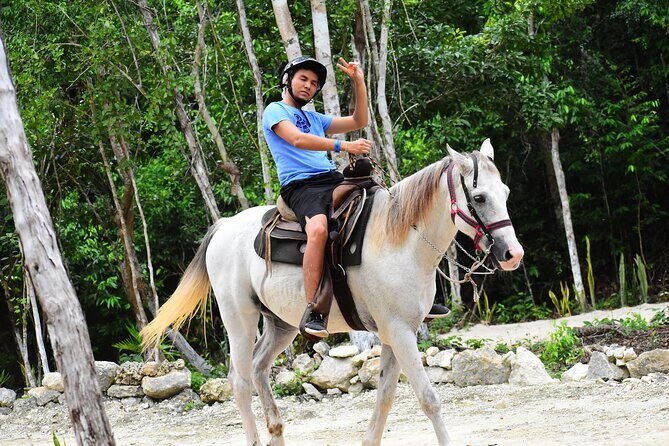 4 activities in 1 Horse Riding, ATV Shared, Cenote & Ziplines from Cancún - From Zipline to Cenote: A Step-by-Step Breakdown