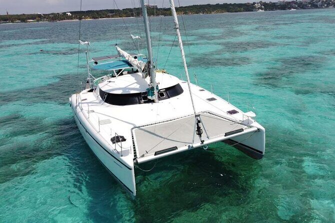 7hrs / 46ft Catamaran Private Charter From Cancun to Isla Mujeres - Snorkeling Adventures