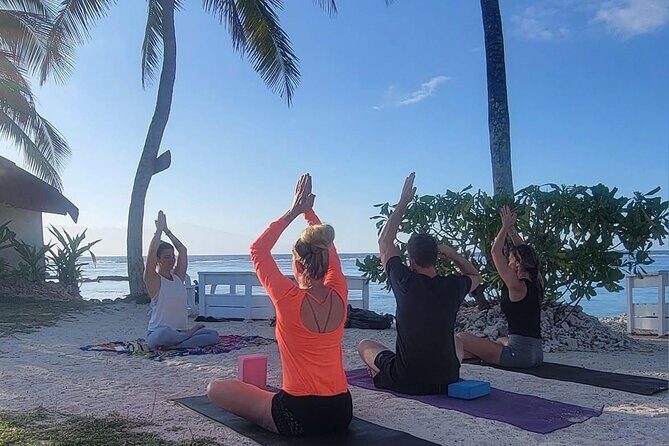 A moment of deep relaxation - Private Yoga Lesson in Mo'orea - What the Tour Looks Like